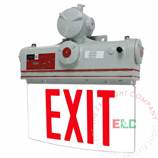 Exit Sign | Hazardous Location C1D1 | Gray Housing [ELSM-C1D1] | Light ...